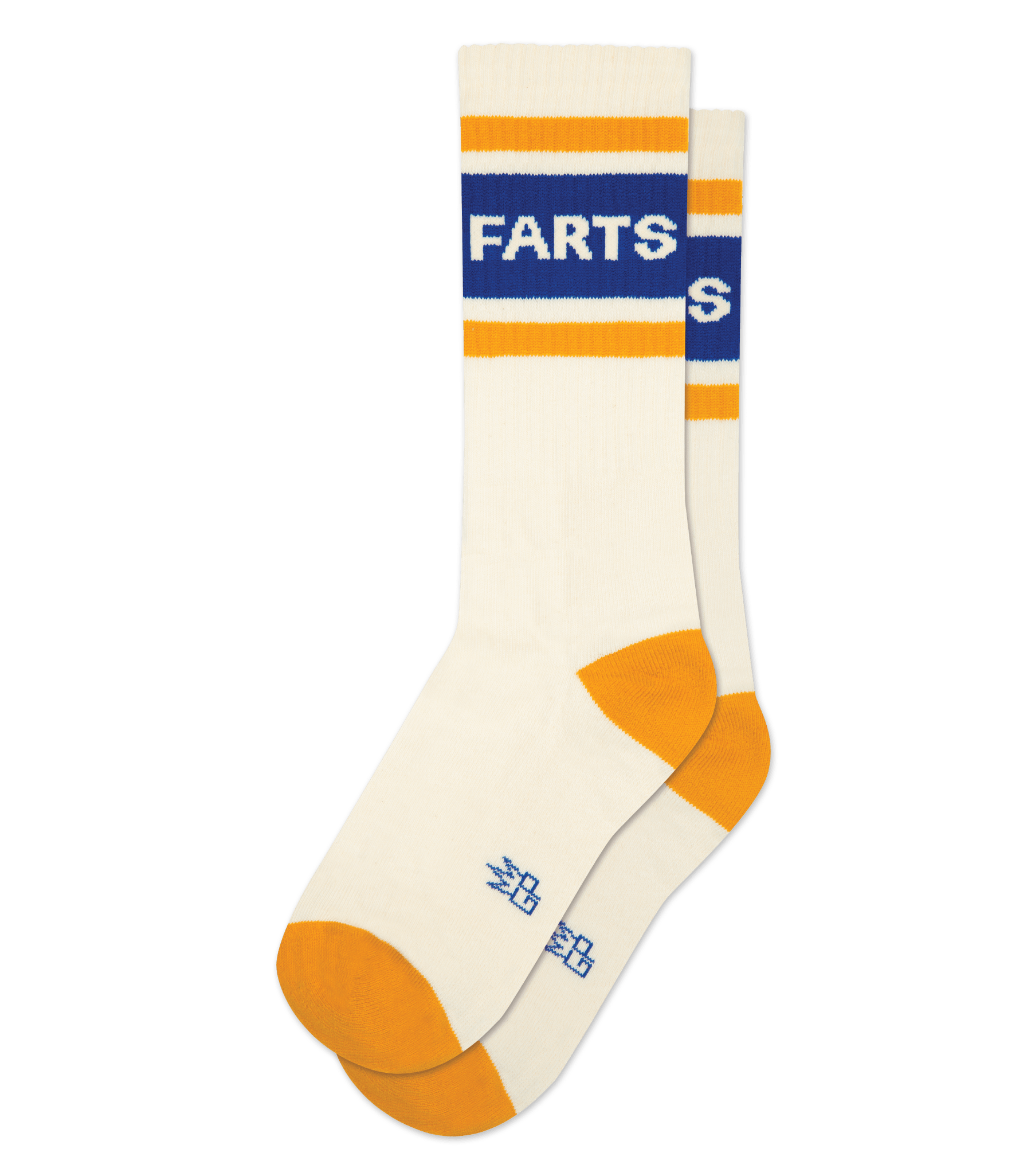 Gumball Poodle "Farts" Novelty Socks - Natural Cotton with Cream, Brass ...