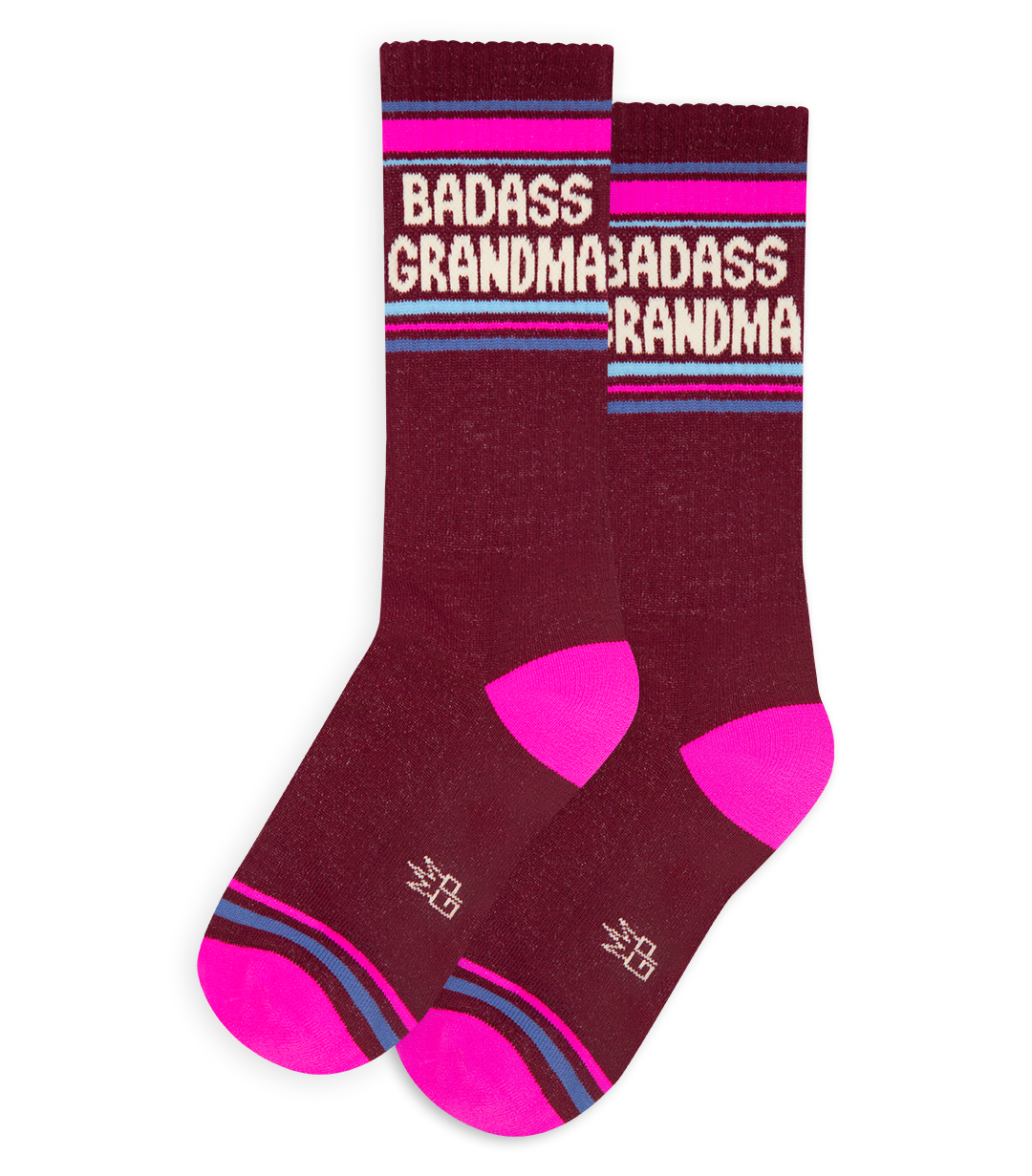 Gumball Poodle "Badass Grandma" Novelty Socks - Family Category, Made ...