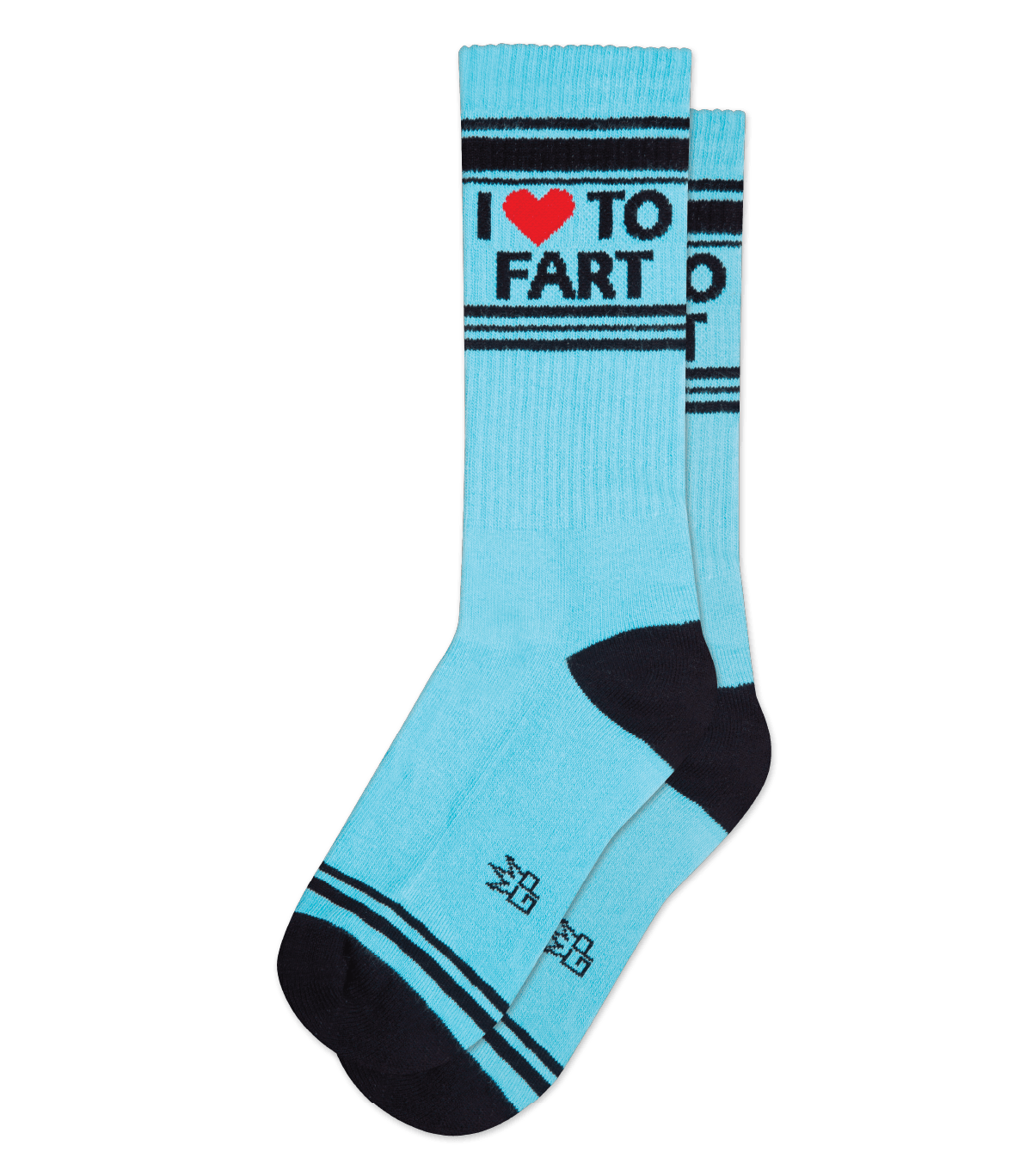I ️ to Fart - Gym Crew Socks – Gumball Poodle